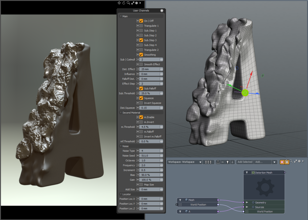 Distortion Mesh (Assembly) | MODO 12.0