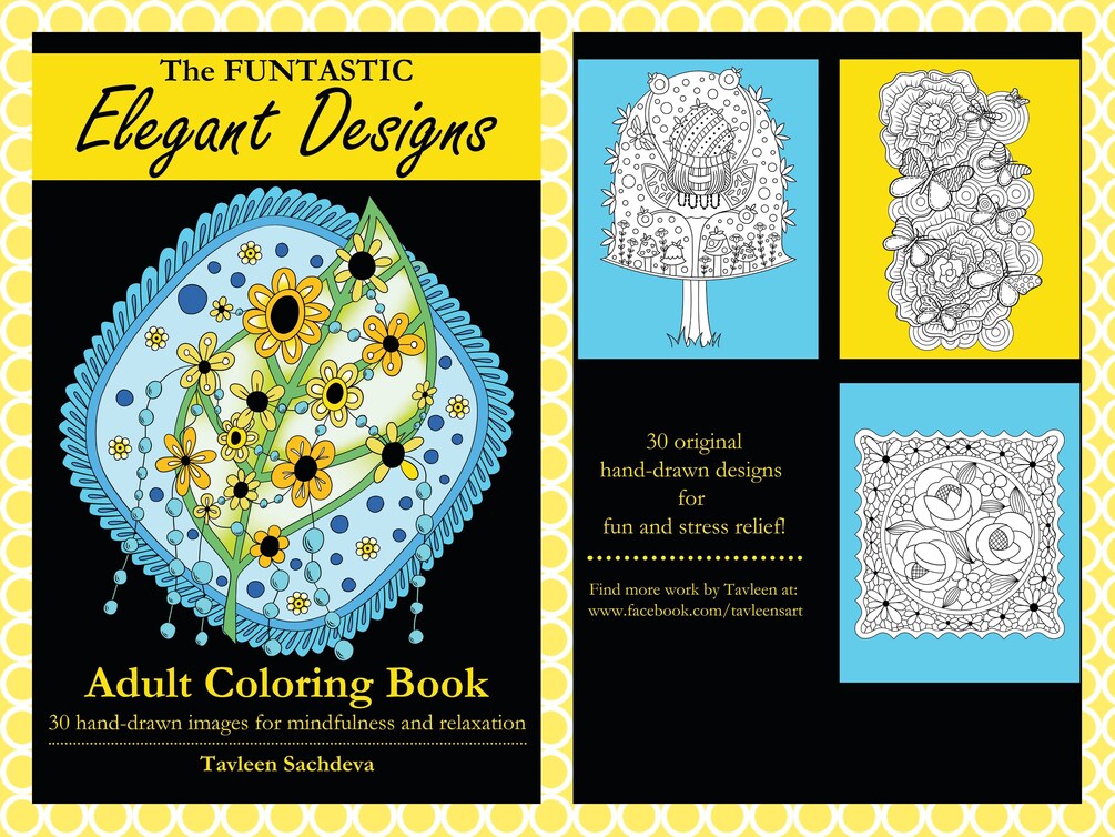 The Funtastic Elegant Designs Adult Coloring Book