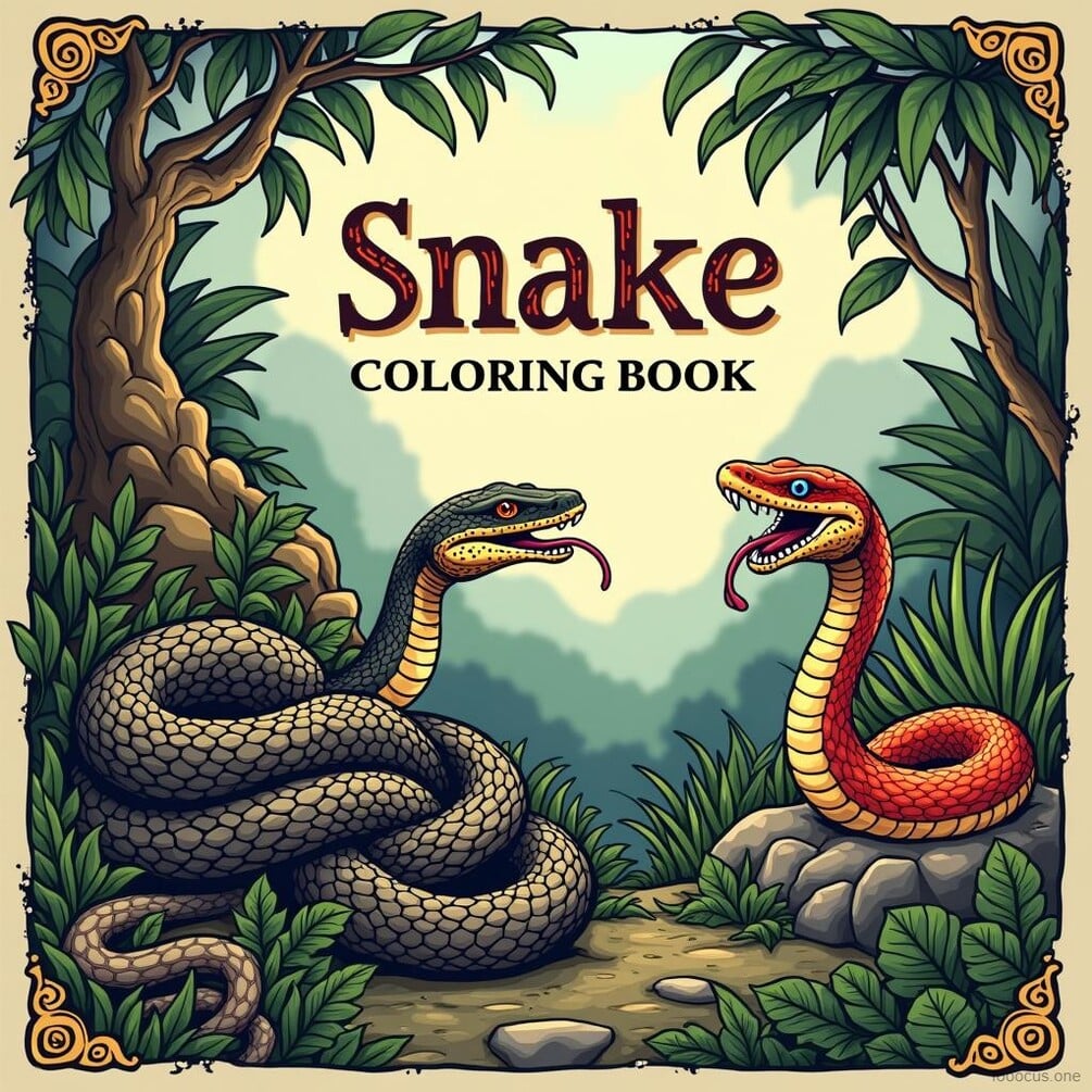 Snake Coloring Pages: A Fun and Thrilling Collection for Kids and Adults