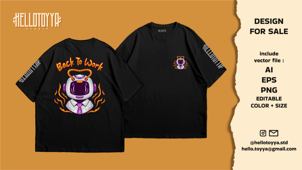 Back to Work Aestronaut Artwork