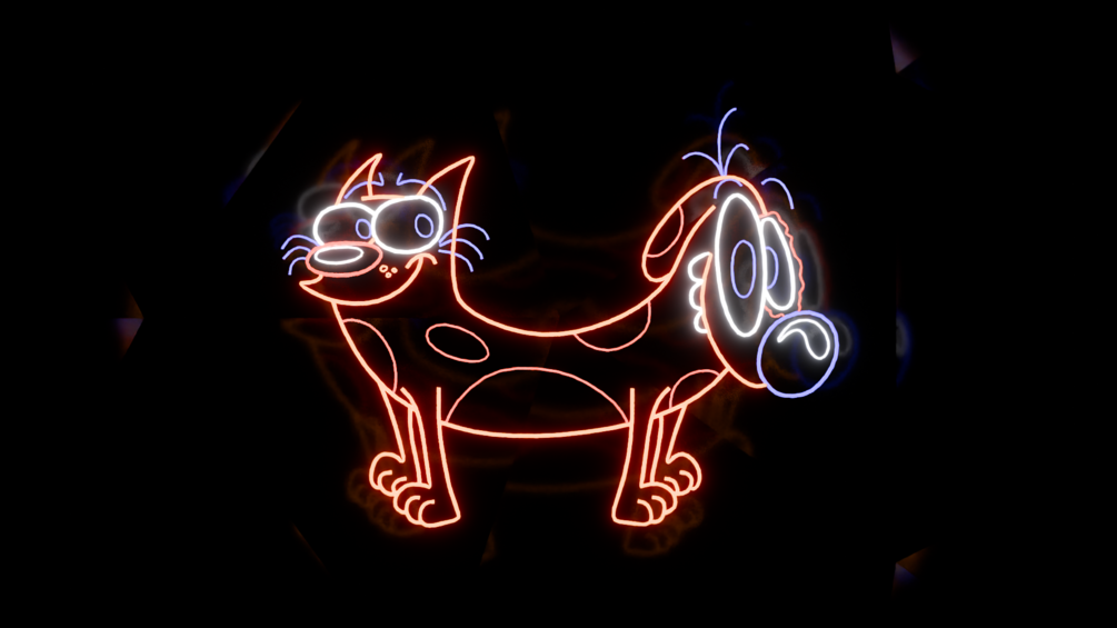 CatDog Neon Sign By Flexy