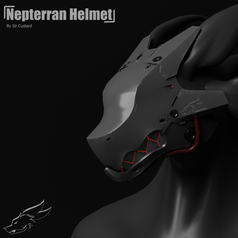 Nepterran Sci-Fi Helmet