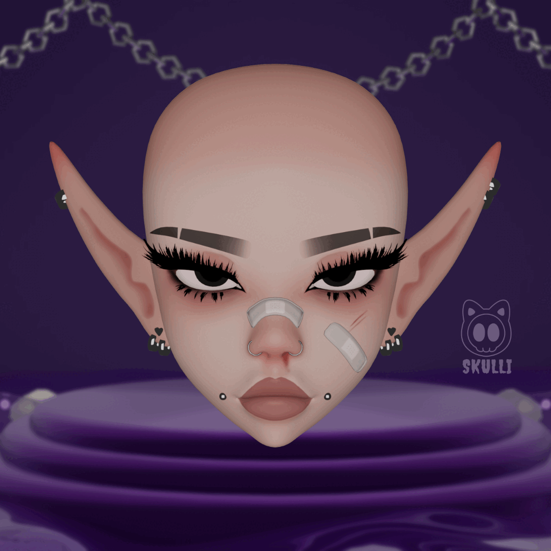 Pierced Elf Ears Commercial License 