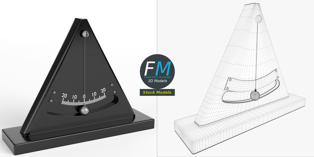 3D MODEL - Simple inclinometer