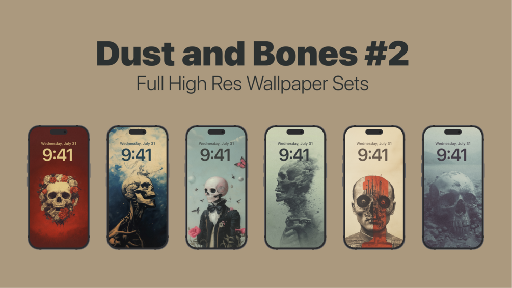 Dust and Bones #2 — High-Res Wallpaper Packs