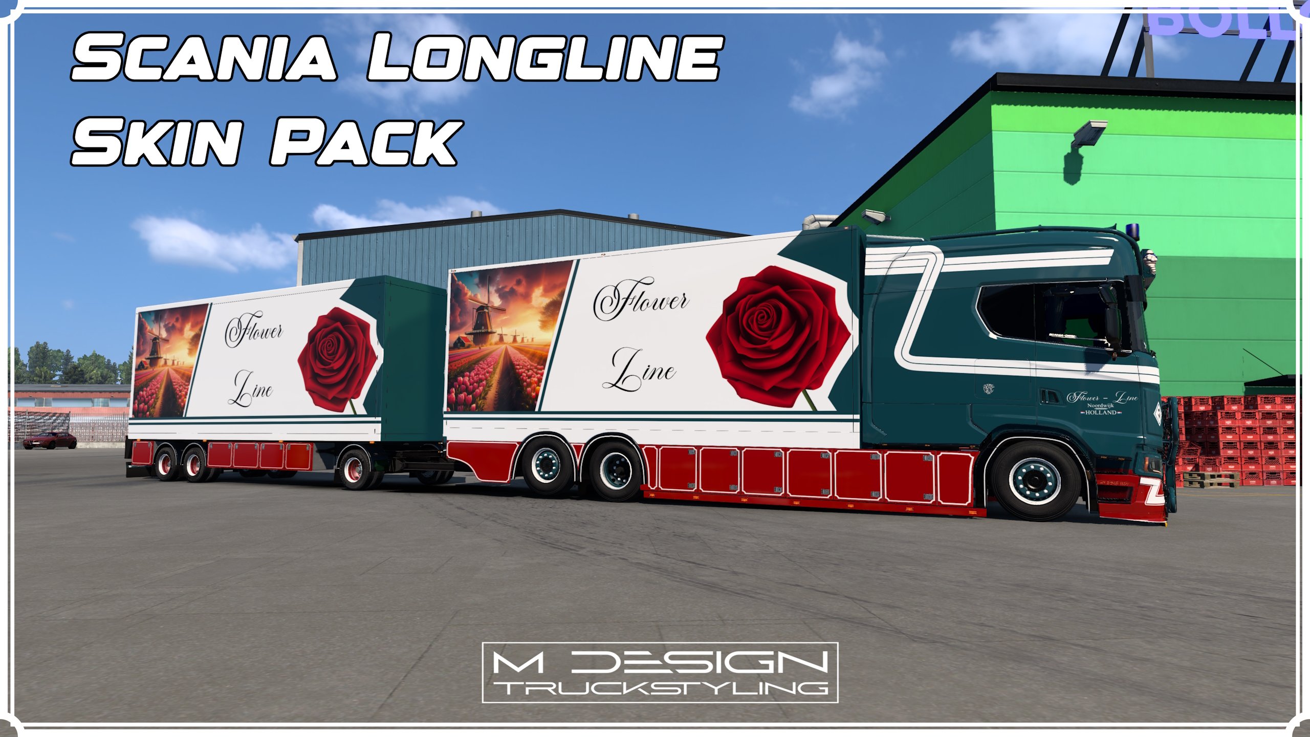 ETS2 | NEW FREE MOD + LONGLINE SKIN PACK | MDT - marcoG60