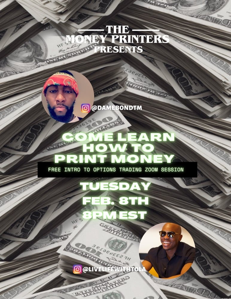COME LEARN HOW TO PRINT MONEY! Free Intro to Options Trading Webinar