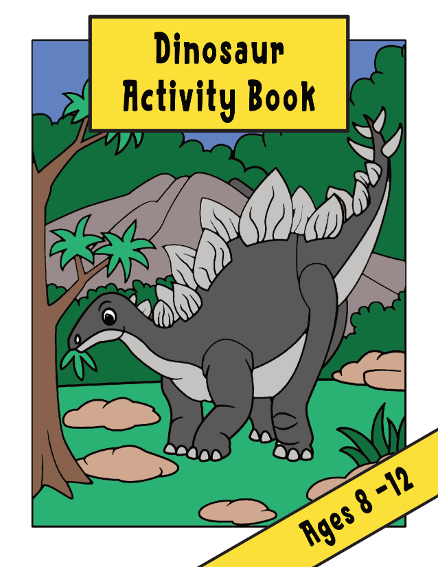 Dinosaur Activity Book Ages 8-12
