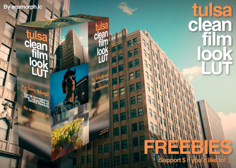 Tulsa Clean Cine Film look LUT