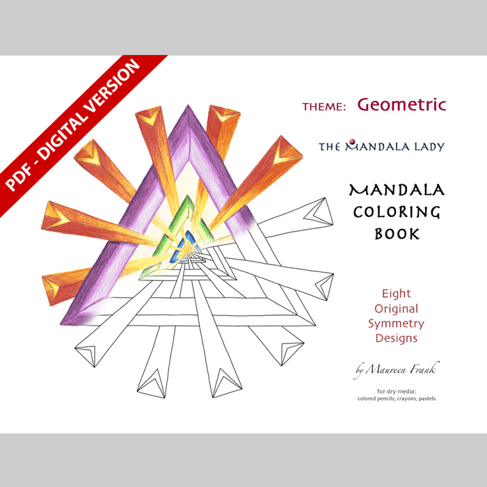 Mandala Coloring eBook (Symmetry): Geometric
