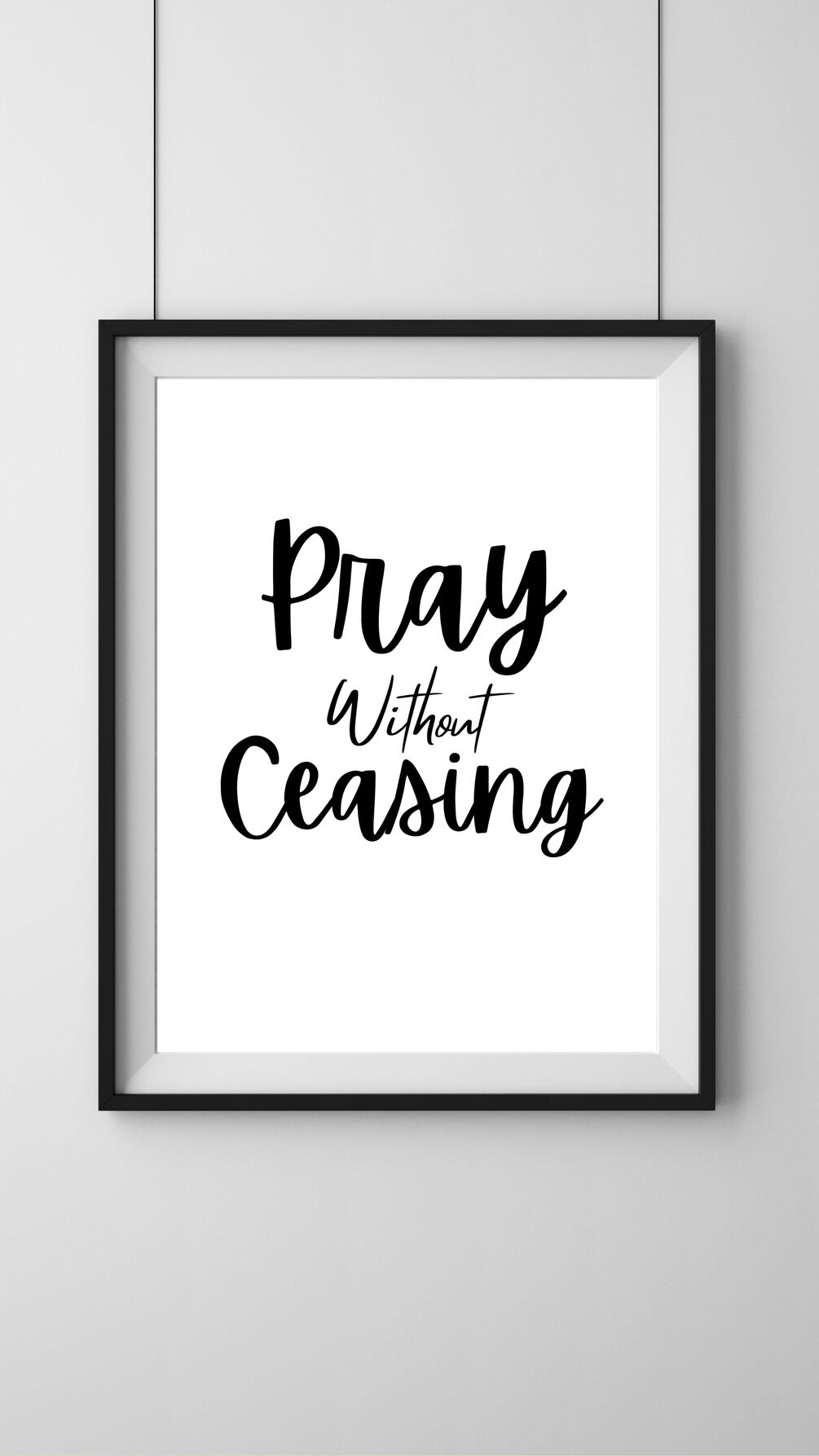 Pray Without Ceasing A4 Artwork Download