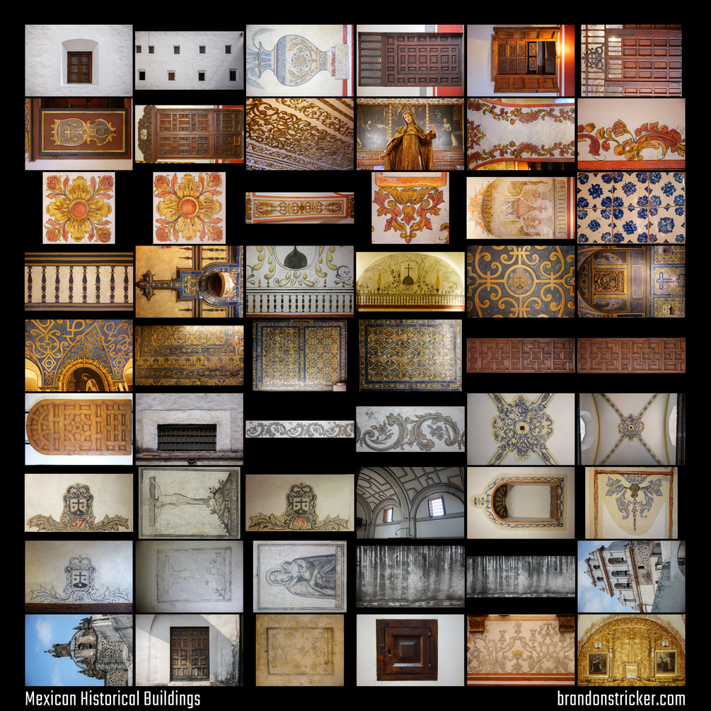 Mexico Historical Buildings: Photo Reference Pack