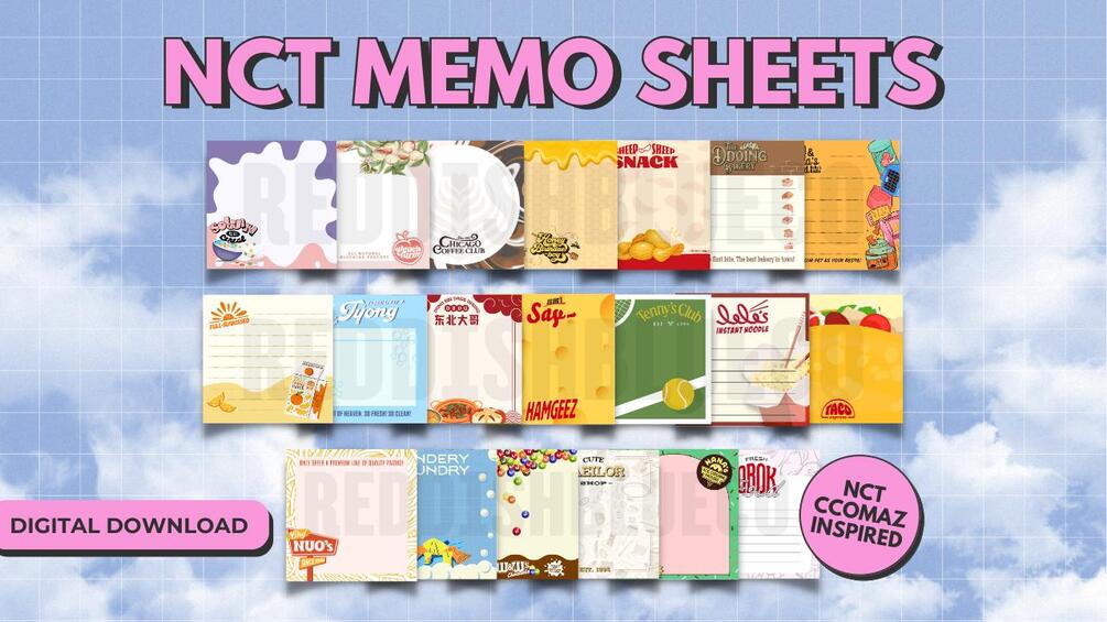 Digital NCT Memo Sheets