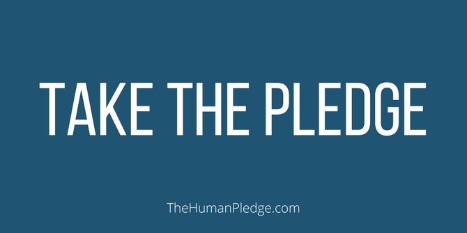 The Human Pledge Manifesto