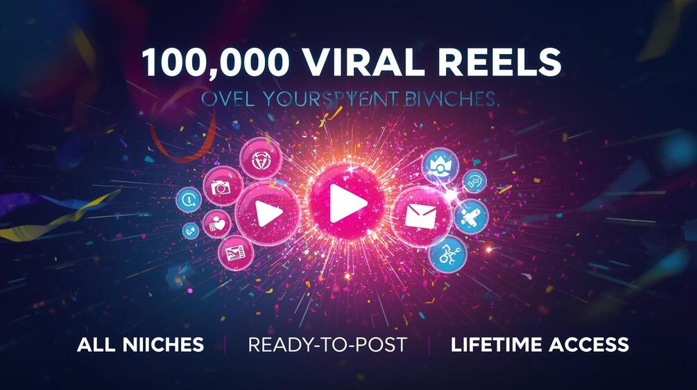 “100,000+ Viral Instagram Reels Bundle (All Niches, Ready-to-Post)”