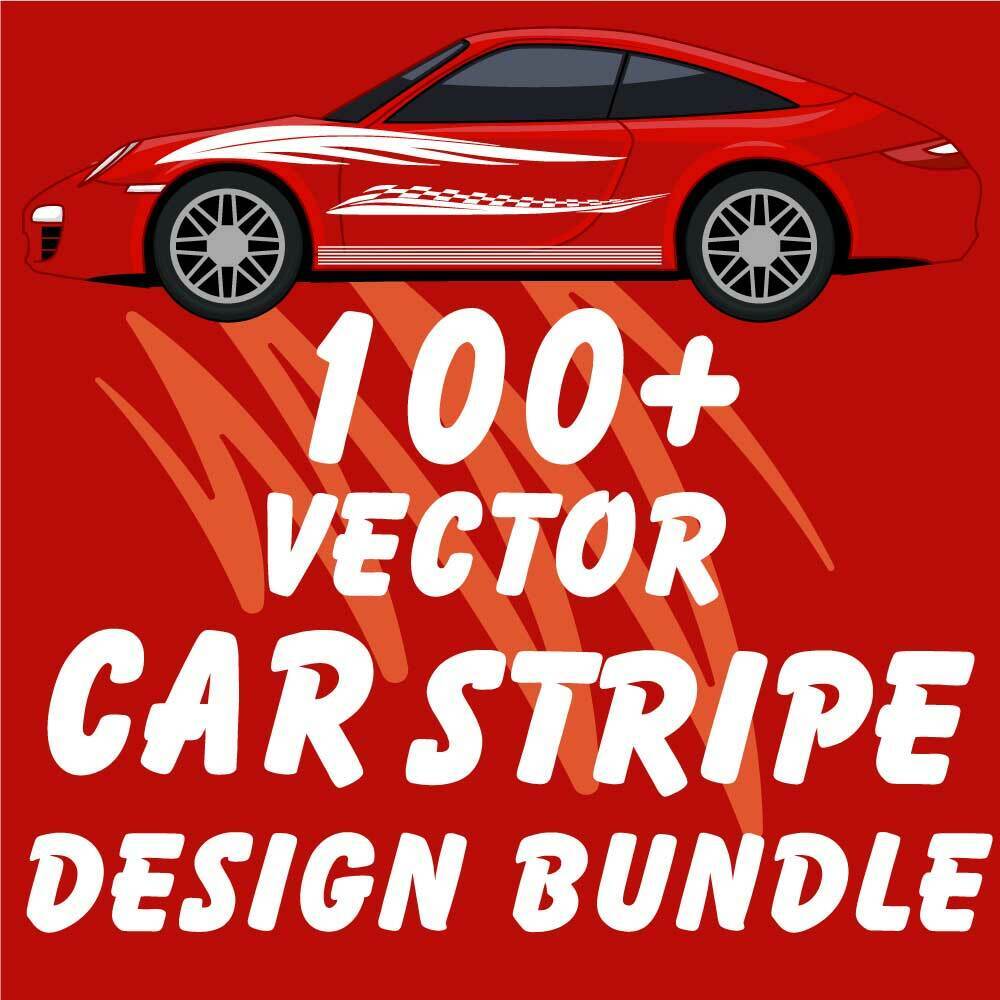 Car stripe vector desing bundle 2