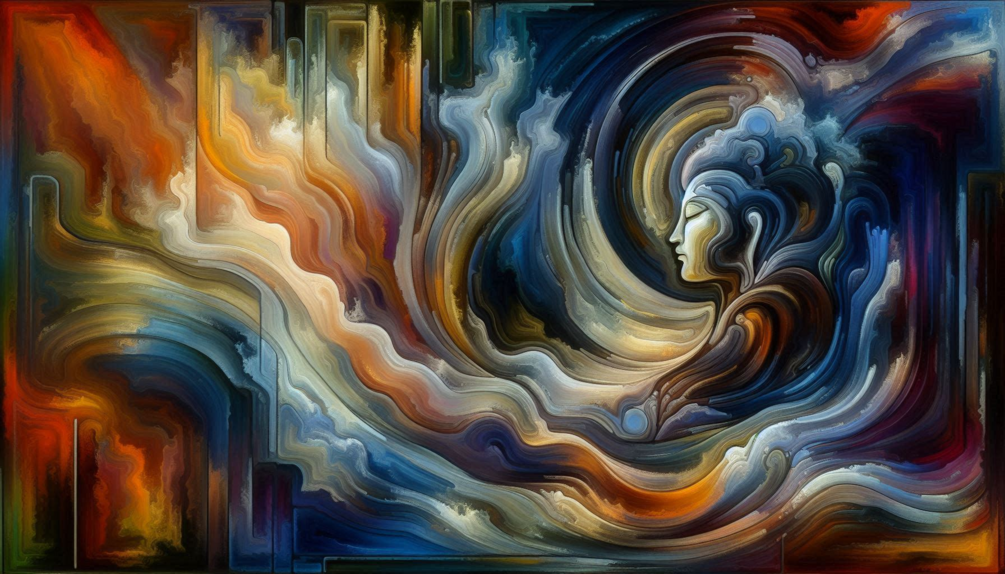 🎨 Divine Expression: Abstract Images of Gods 🌟