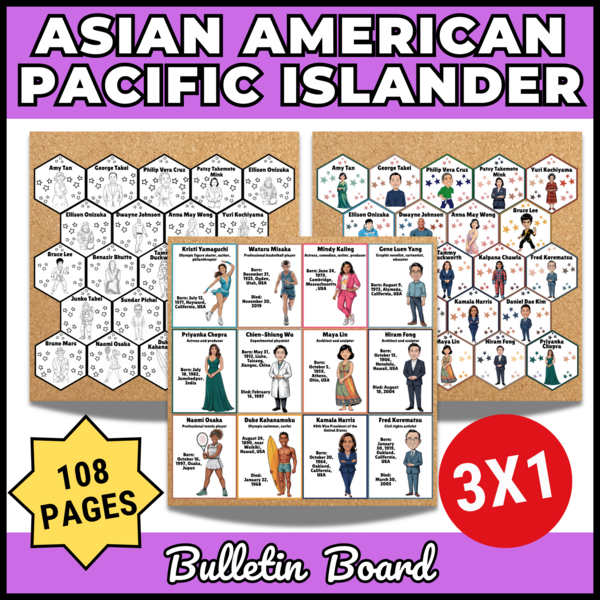 Asian American & Pacific Islander Heritage Month Bundle | Posters ...