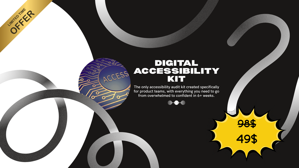 Complete Digital Accessibility Audit Kit - WCAG 2.1/2.2 Checklist
