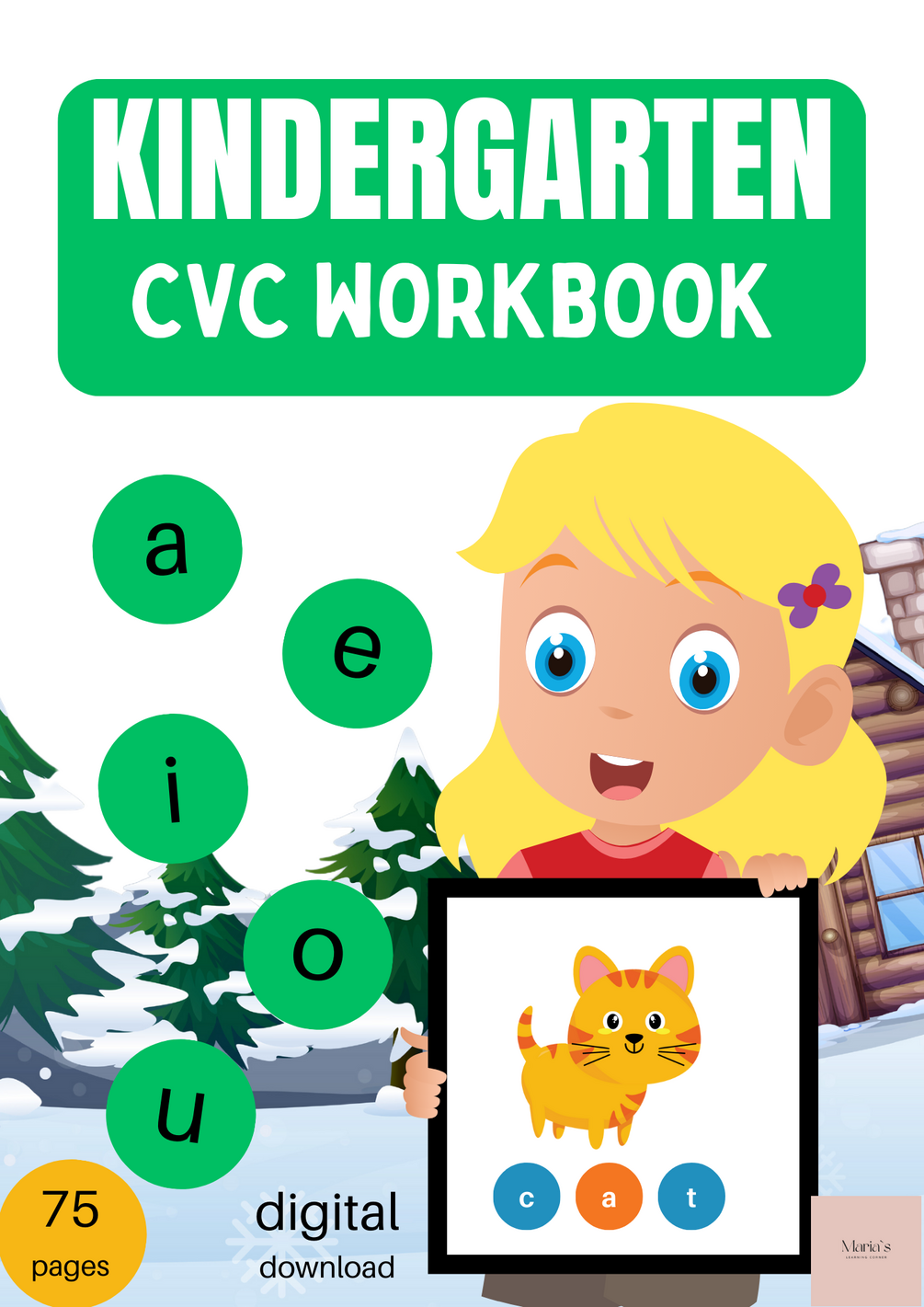 KINDERGARTEN CVC WORKBOOK