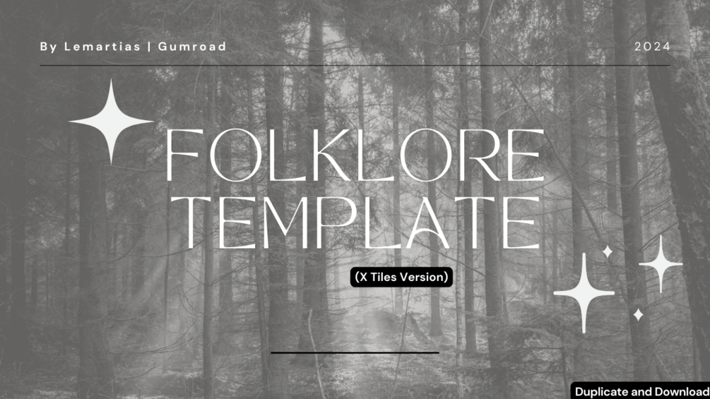 Folklore Era | XTiles Template | Taylor Swift