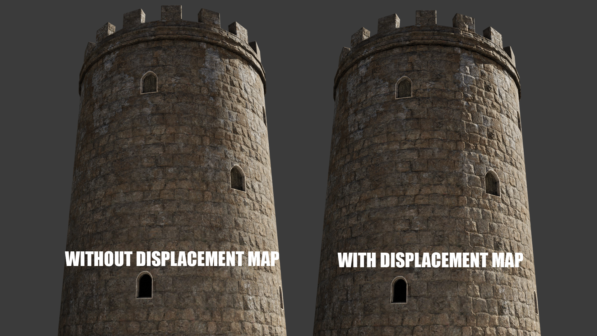 Medieval Castle Kitbash Textures Update(Also height map added) - Chuck_CG