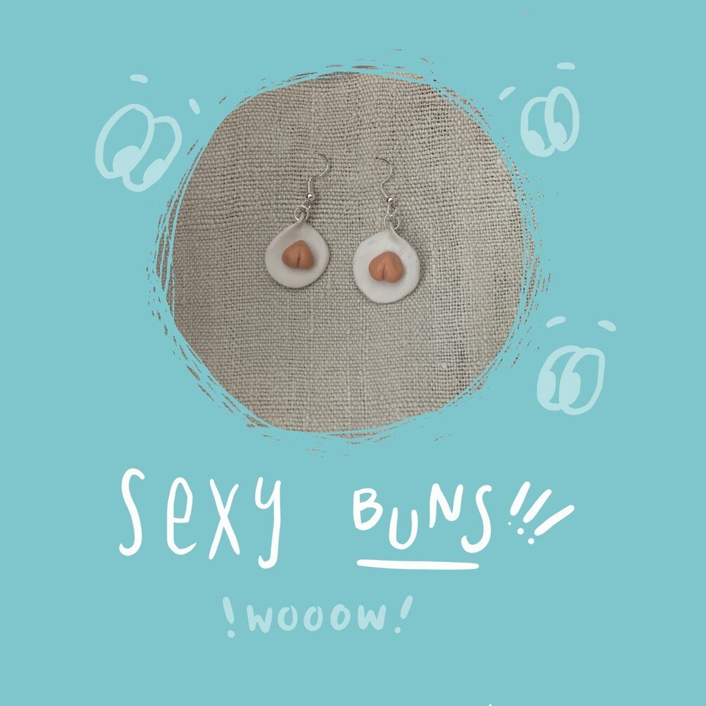 Sexy Buns - Symmetrical earrings