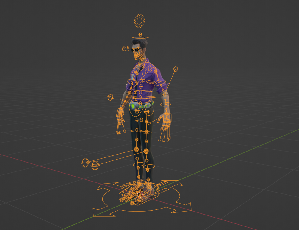 Marvel Rivals_Bruce_Blender rig