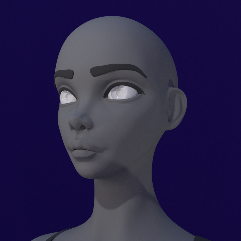 Stylized Female Base Mesh