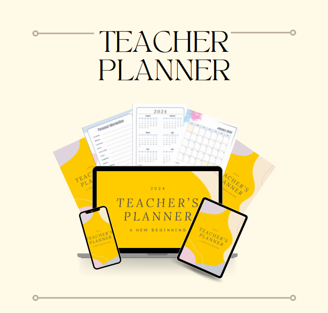 TEACHER PLANNER 2024