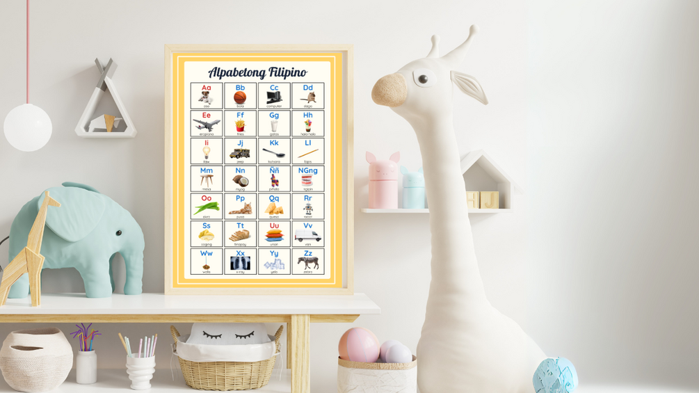 Alpabetong Pilipino Poster – Filipino Alphabet Printable for Kids (A4 ...