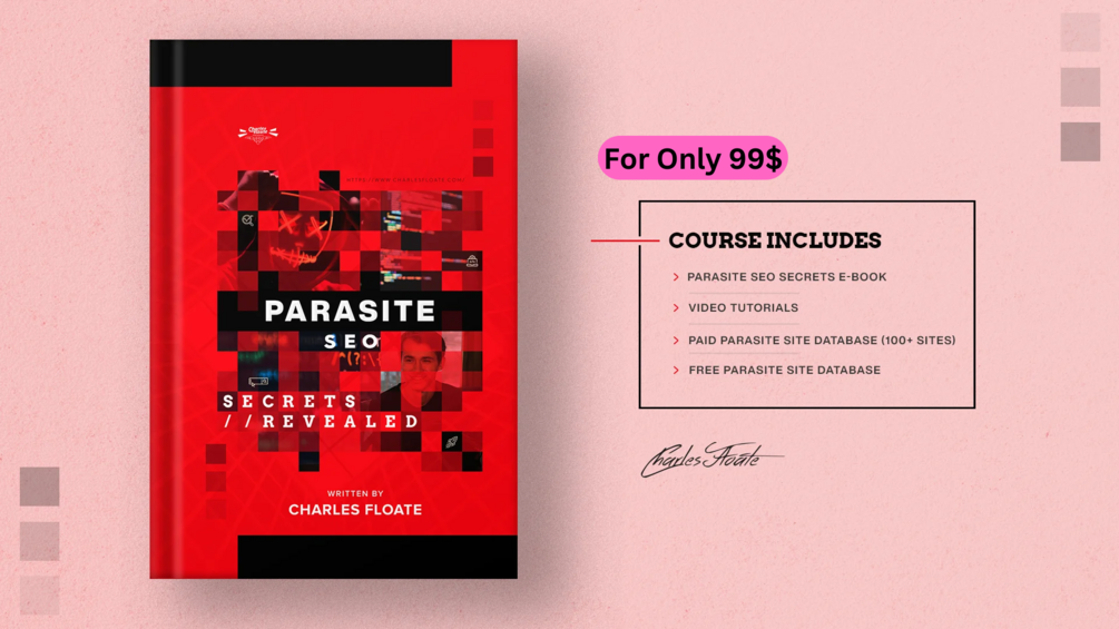 Parasite SEO Secrets By Charles Floate Cheap