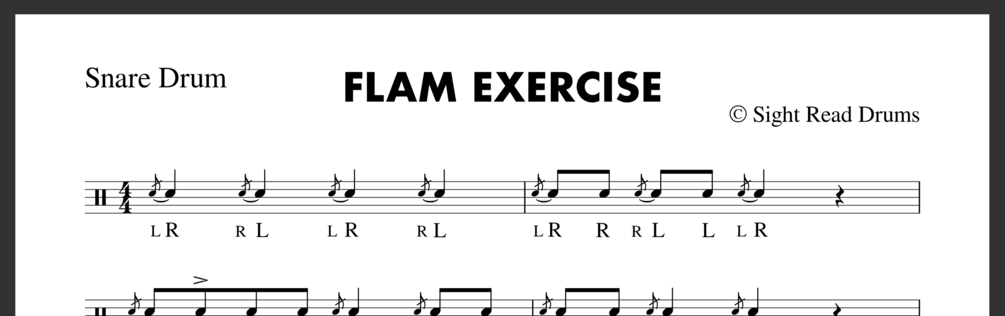 Flam Exercise