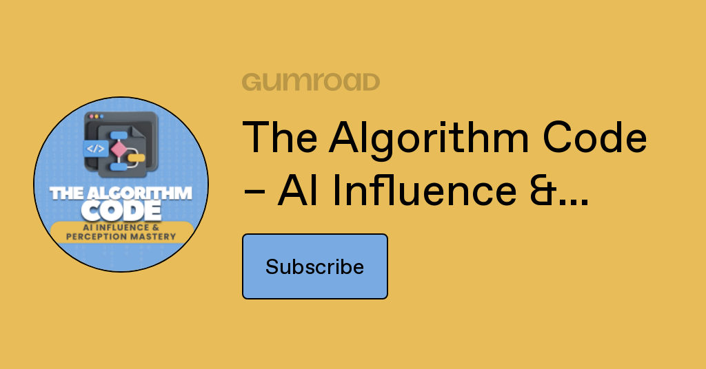 The Algorithm Code – AI Influence & Automation