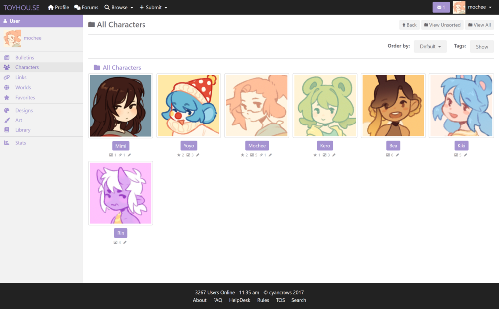 【CSS】Toyhouse Retheme