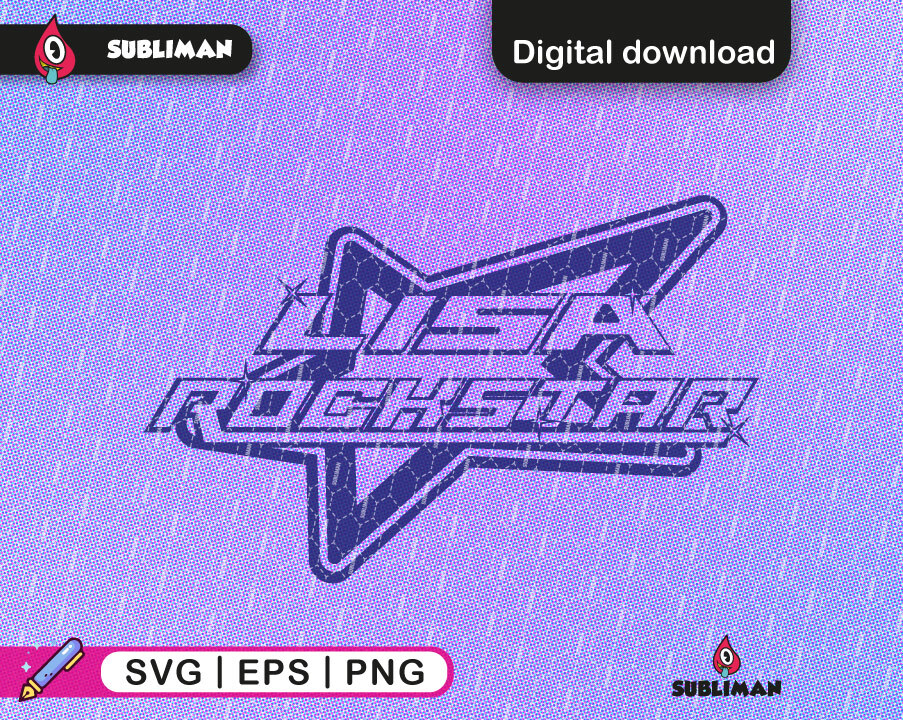 RockStar | KPOP SVG | vector files for Cricut