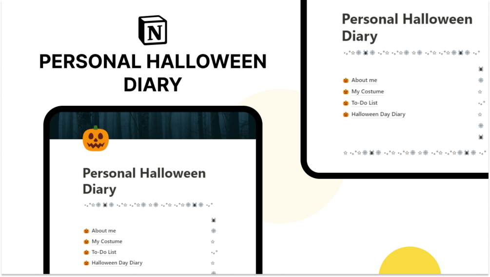 Personal Halloween Diary