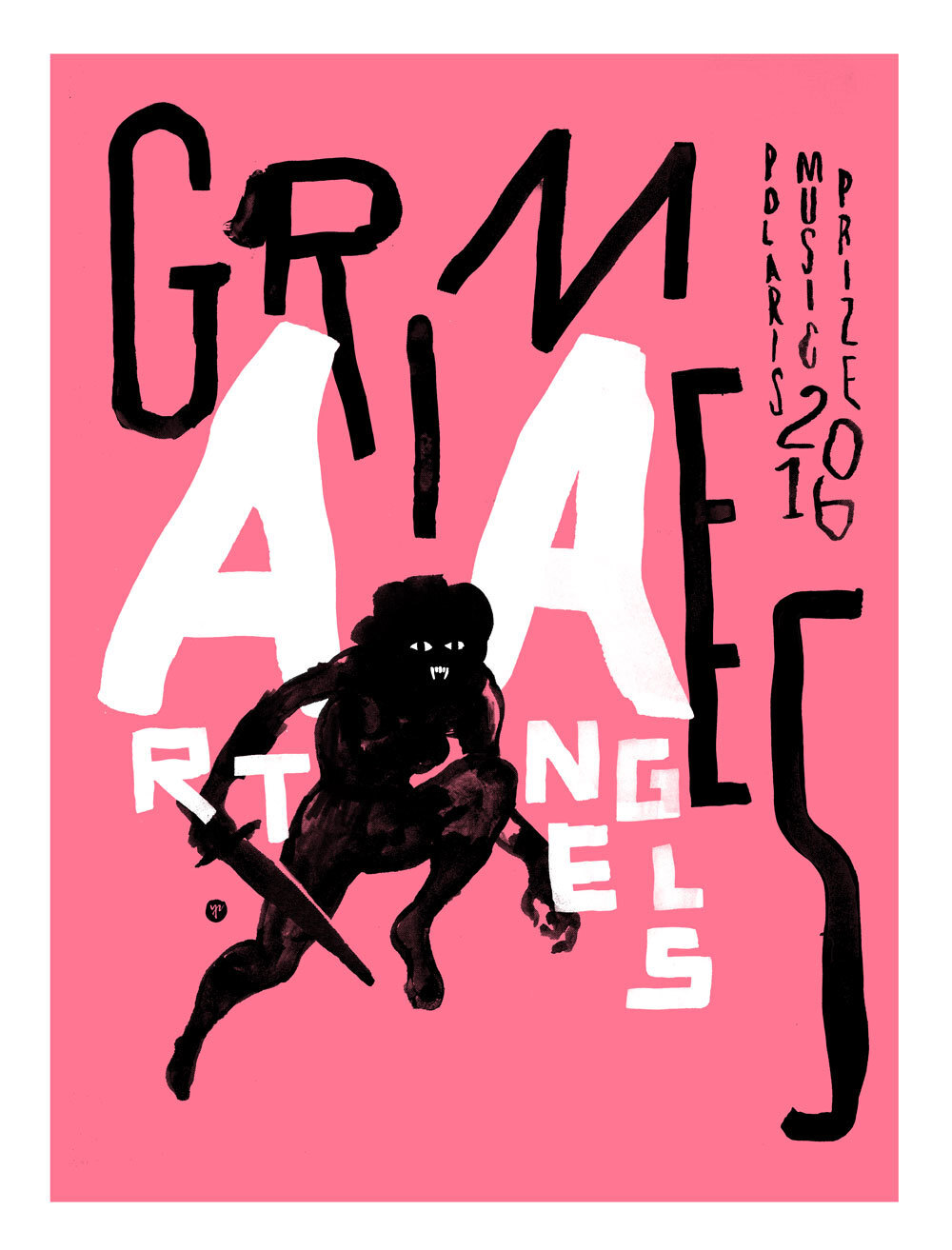 Grimes Art Angels Polaris Music Prize Poster