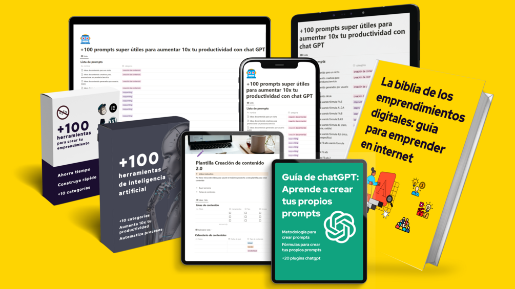 +100 prompts de chat GPT para aumentar 10x tu productividad en minutos ...
