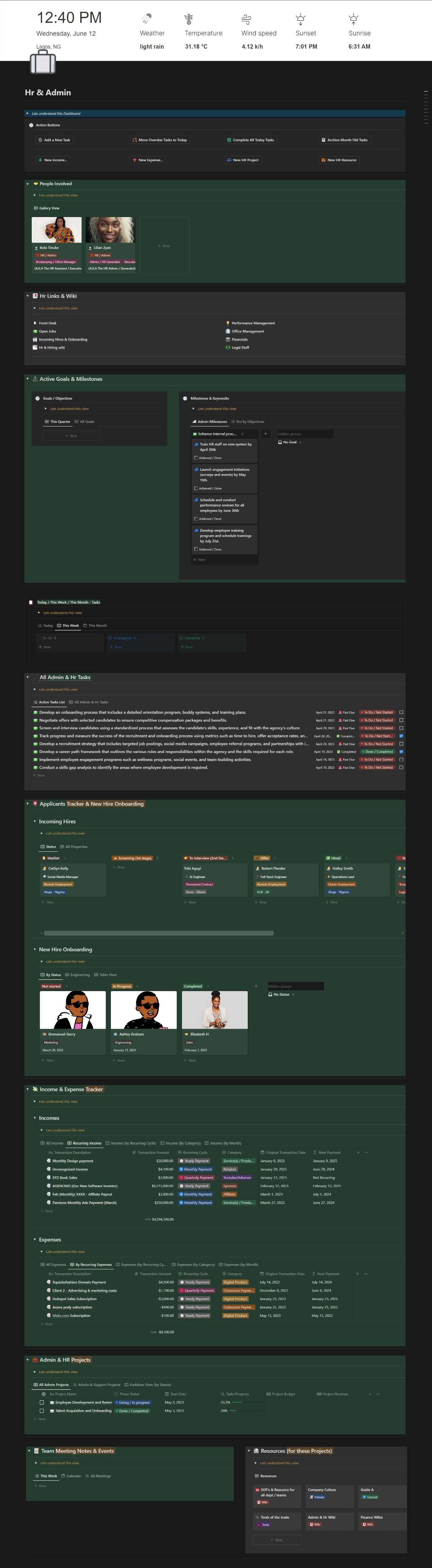Hr & Admin Operations Hub