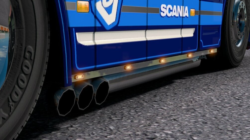 Scania RJL/4Series Sidebar And Pipe