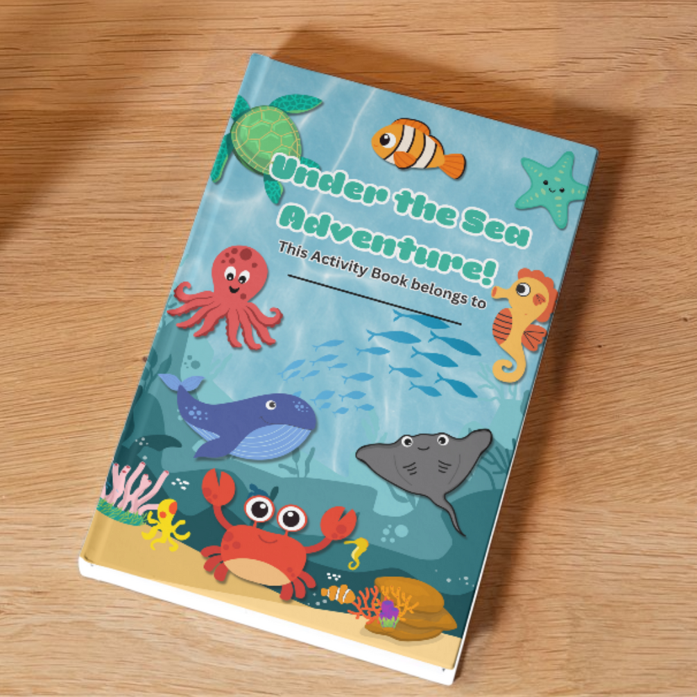 10-page Activity Book - Under the Sea Adventure! (Printable)