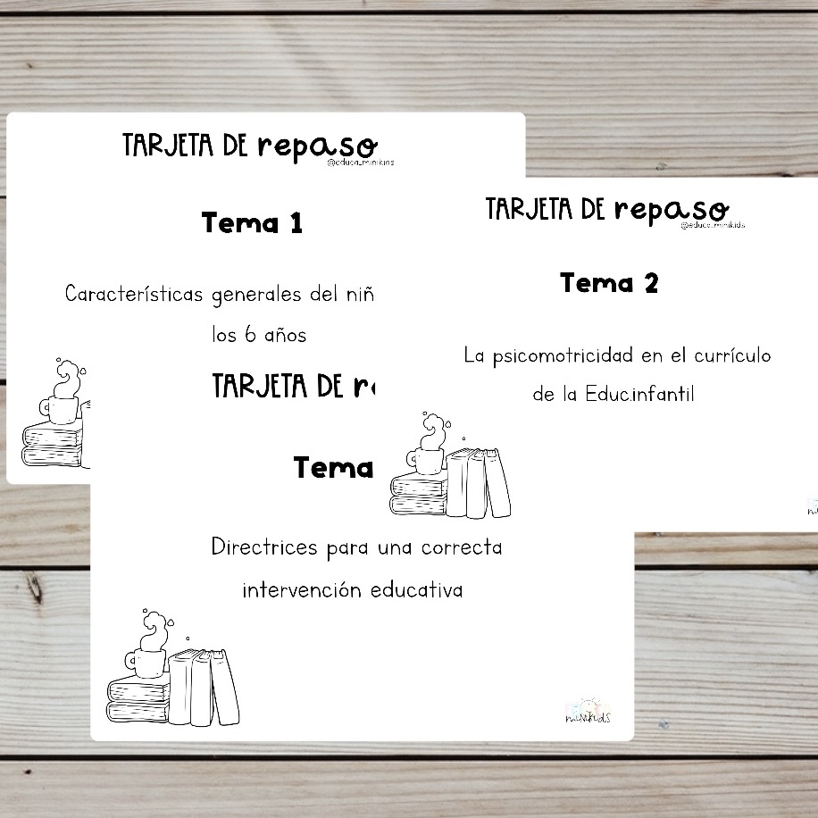 Tarjetas de repaso