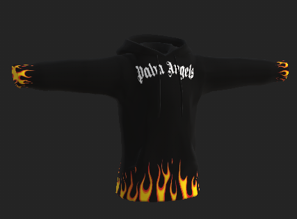 Palm Angels Rexouium Hoodie texture