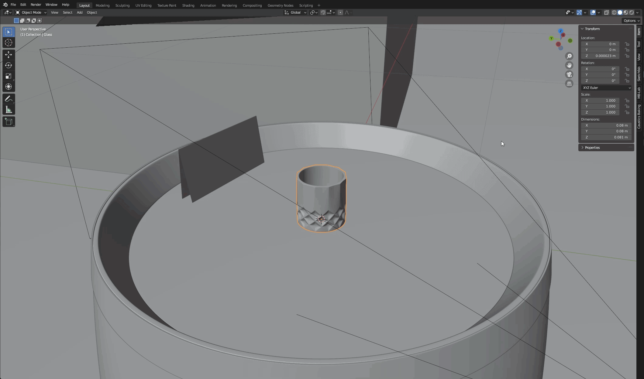 Blender Caustic Baking Add-On