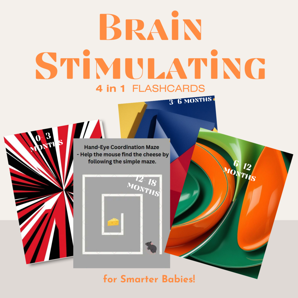 Printable Baby Flashcards (0–18 Months) – 278 High Contrast Cards to ...