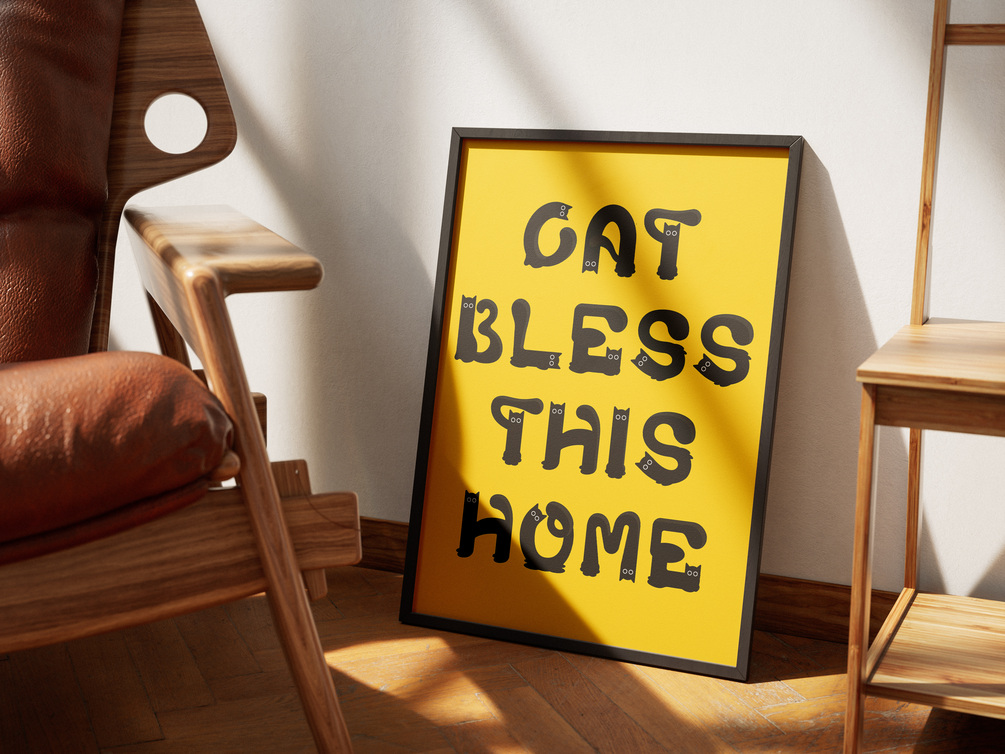 Cat Bless This Home