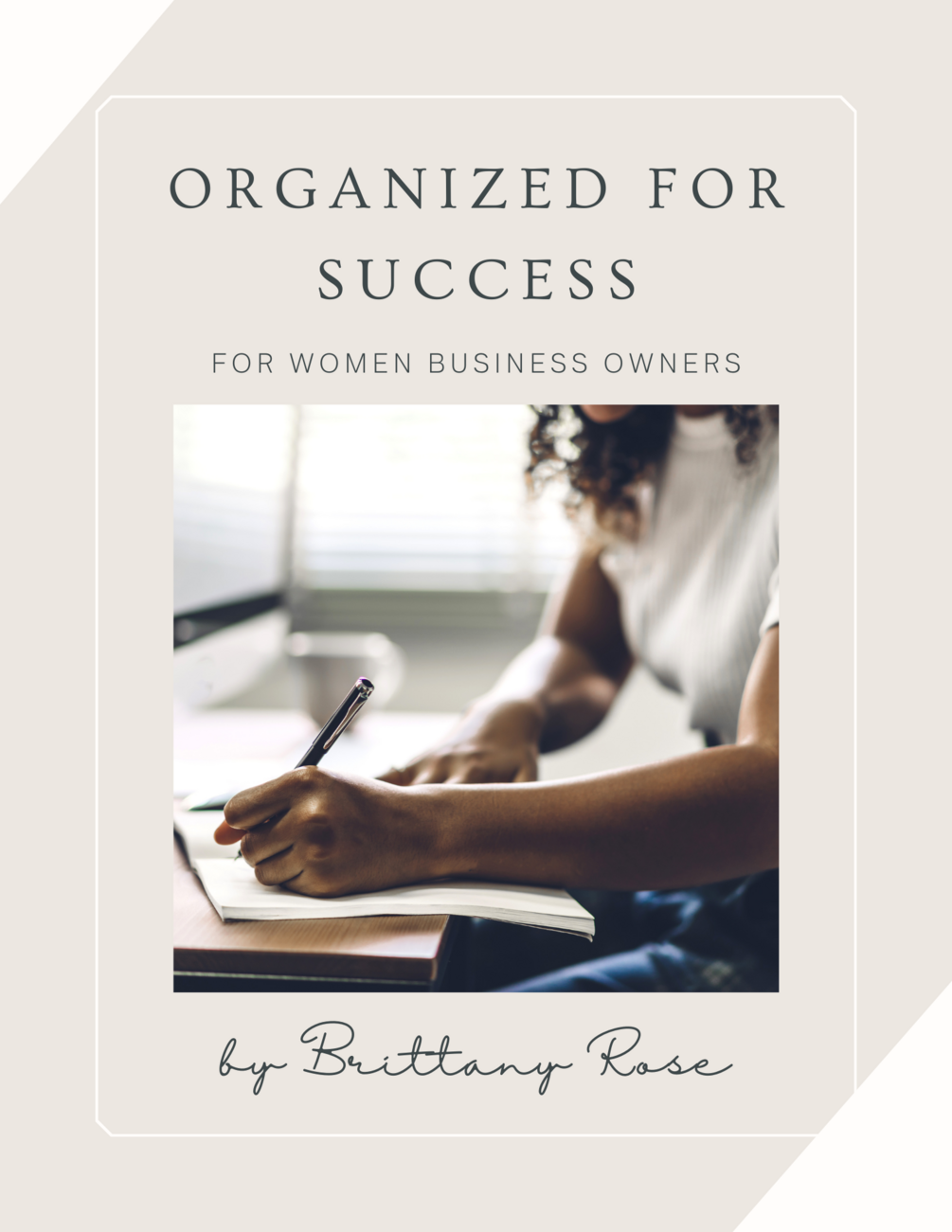 Organized for Success