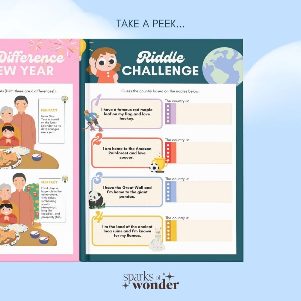 Around the World | A Fun and Educational Activity Book for Kids ...