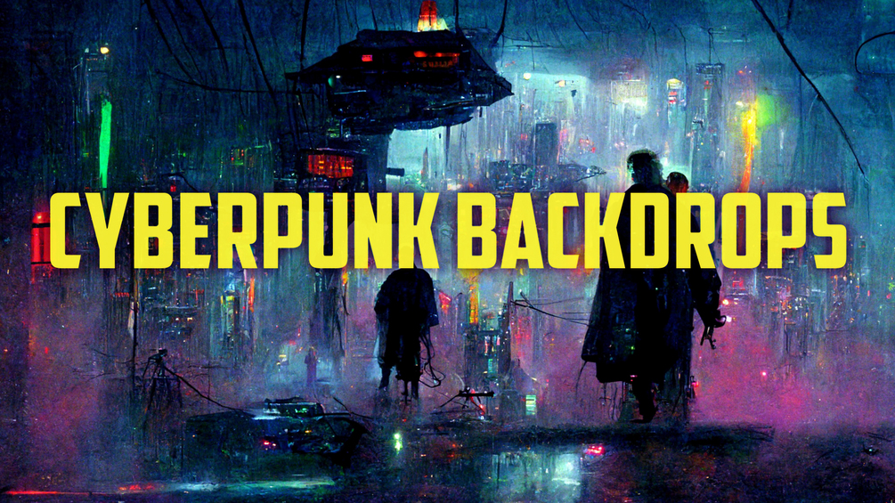 Cyberpunk Backdrops